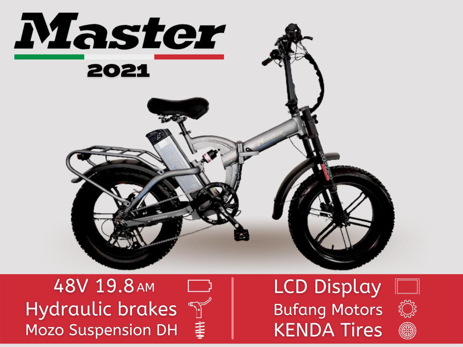 אופניים חשמליים MASTER 48w 20a - אופני איתי