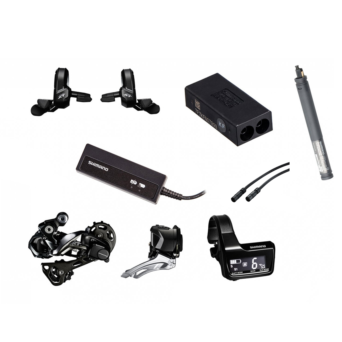 מערכת חשמלית Shimano (8050) XT DI2 Double Group - אופני איתי