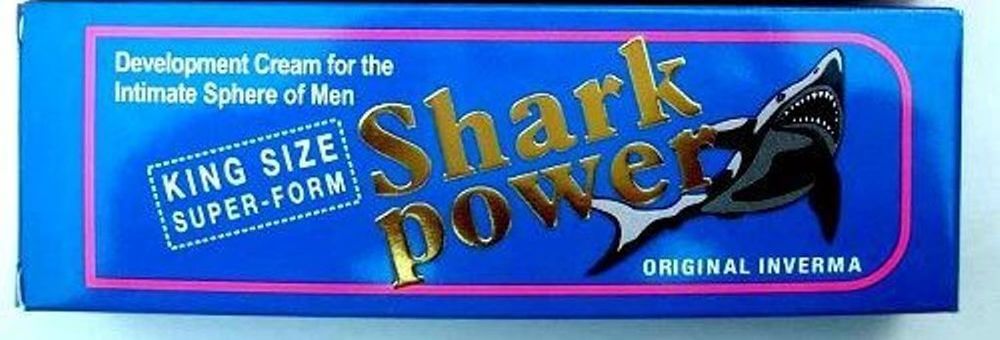 קרם לחיזוק זיקפה ועיבוי האיבר Shark Super Power | חנות סקס באשדוד בלו ...